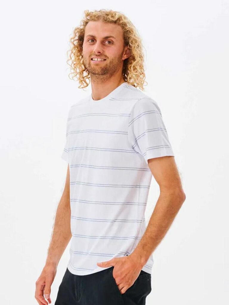 Rip Curl Plain Stripe Tee - Coopers Surf Australia